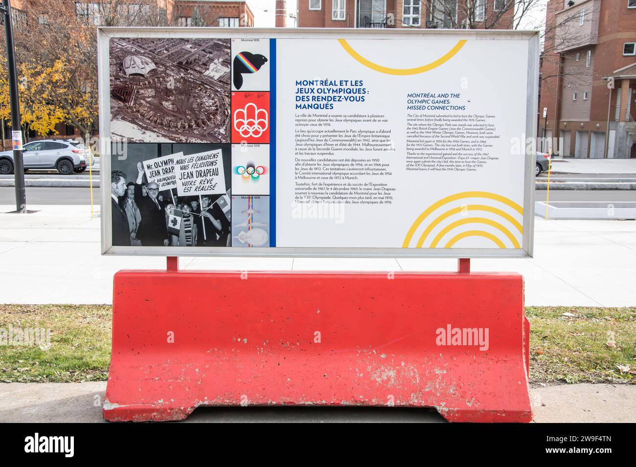 Missed connections at Olympic Stadium sign in Montreal, Quebec, Canada ...