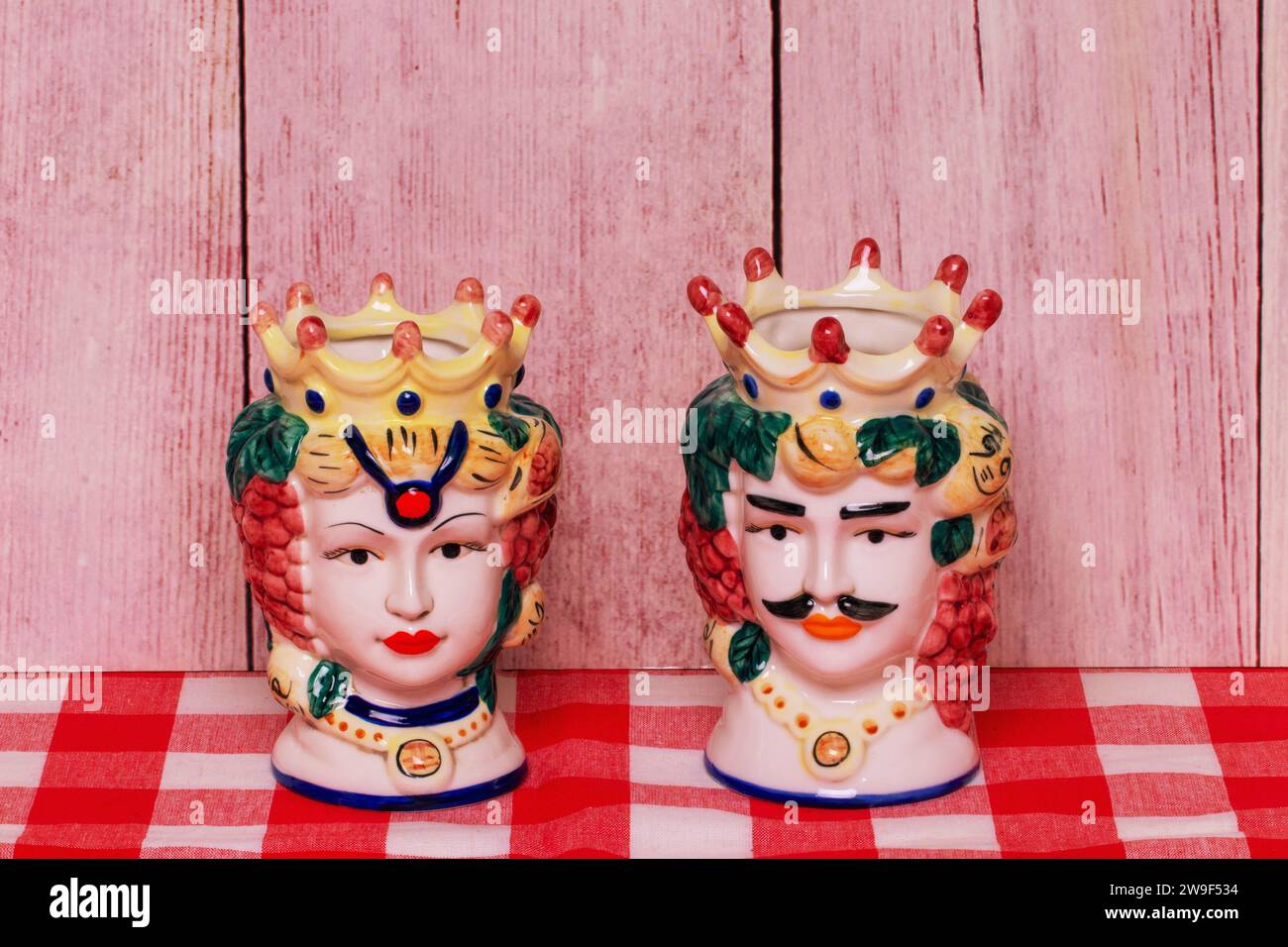 Legend of sicilian moors heads hi-res stock photography and images - Alamy