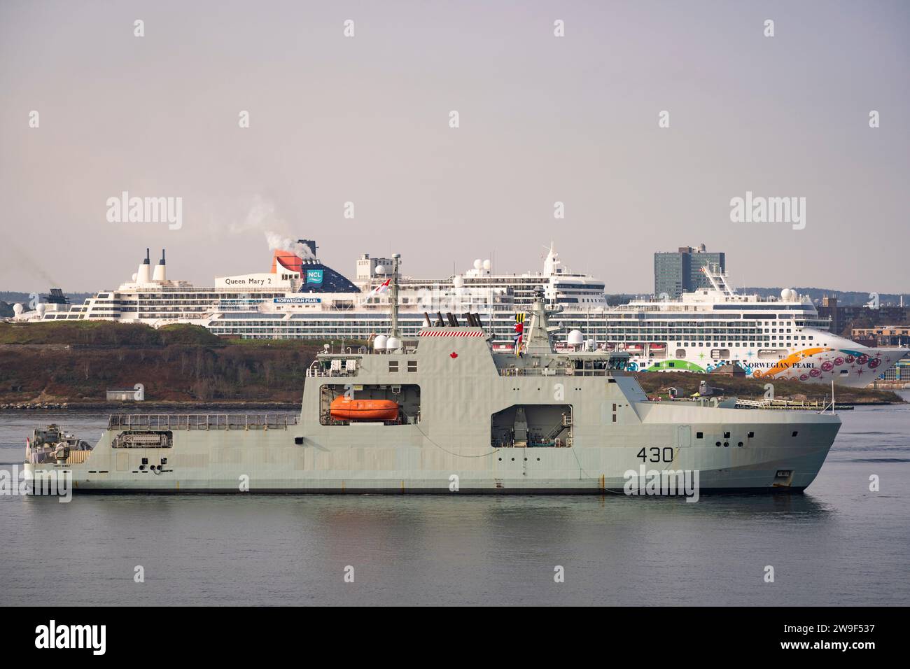 Royal Canadian Navy (RCN) Arctic and Offshore Patrol Vessel (AOPV) HMCS ...