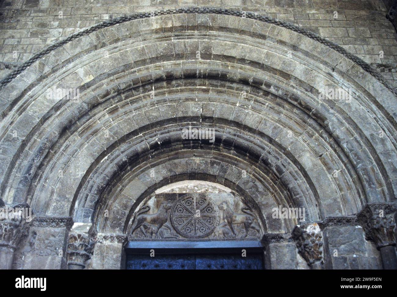 Jaca, Spain. Cathedral of Saint Peter the Apostle. End of 11 th century ...