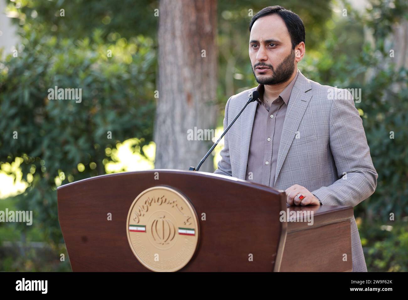 Tehran, Iran. 27th Dec, 2023. ALI BAHADORI JAHROMI, Iranian government ...