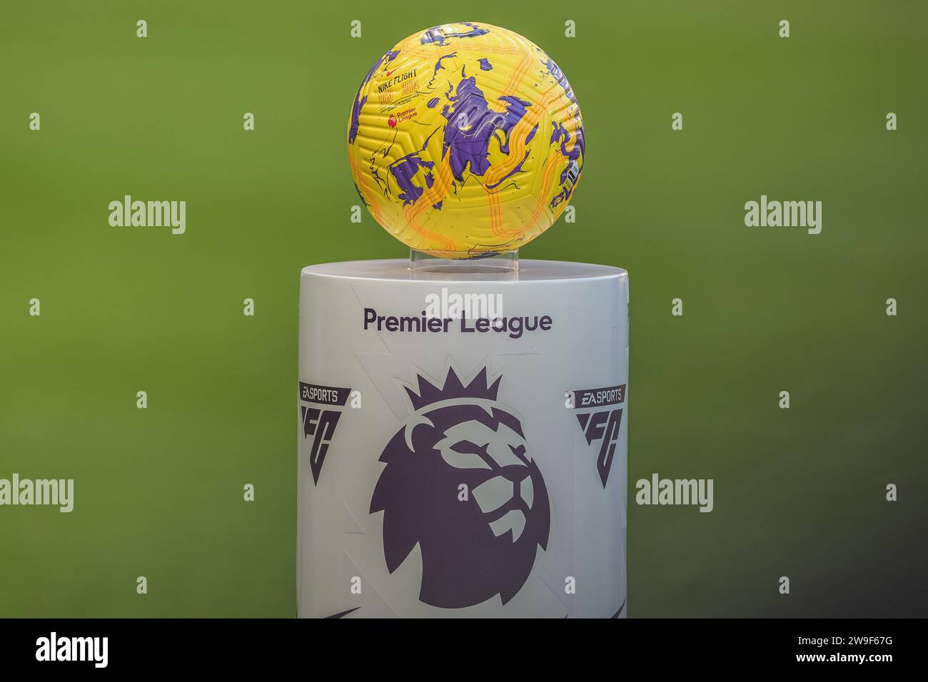 Premier League winter match ball by Nike Flight during the Premier ...