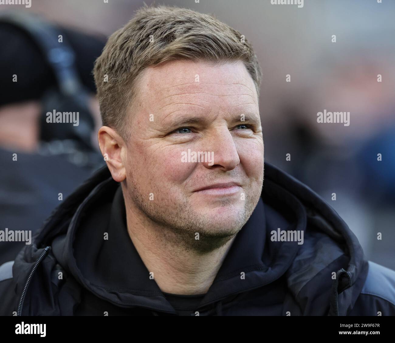 Eddie Howe manager of Newcastle United during the Premier League match ...