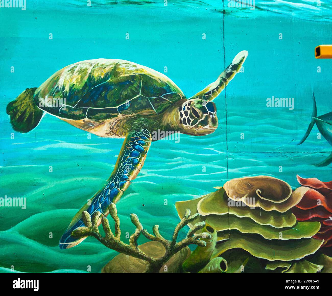 Tracey Williams, Barbadian Artist, mural, paintings on warehouses ...