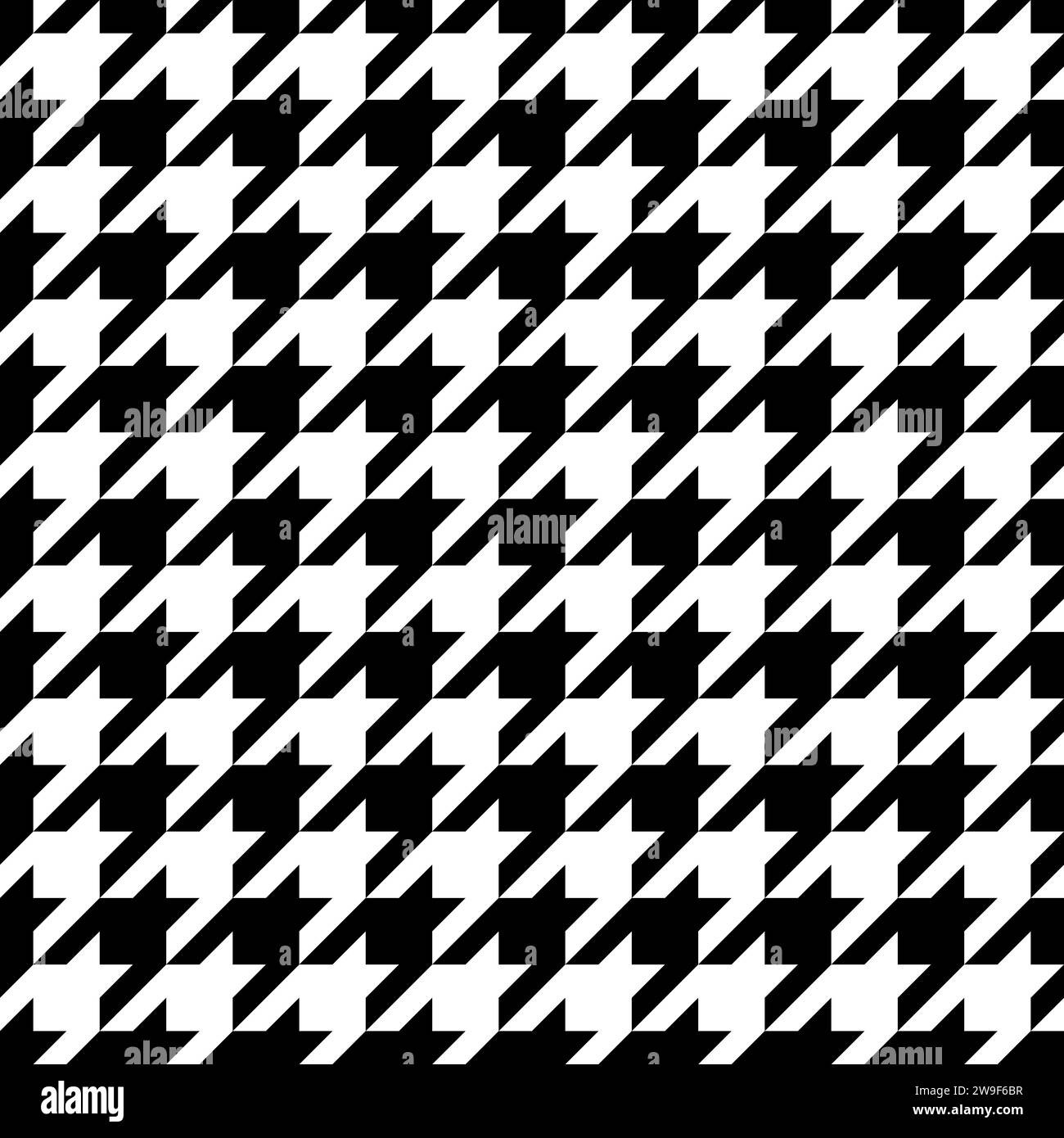 Houndstooth seamless pattern. Pied poule background. Repeating pieds ...