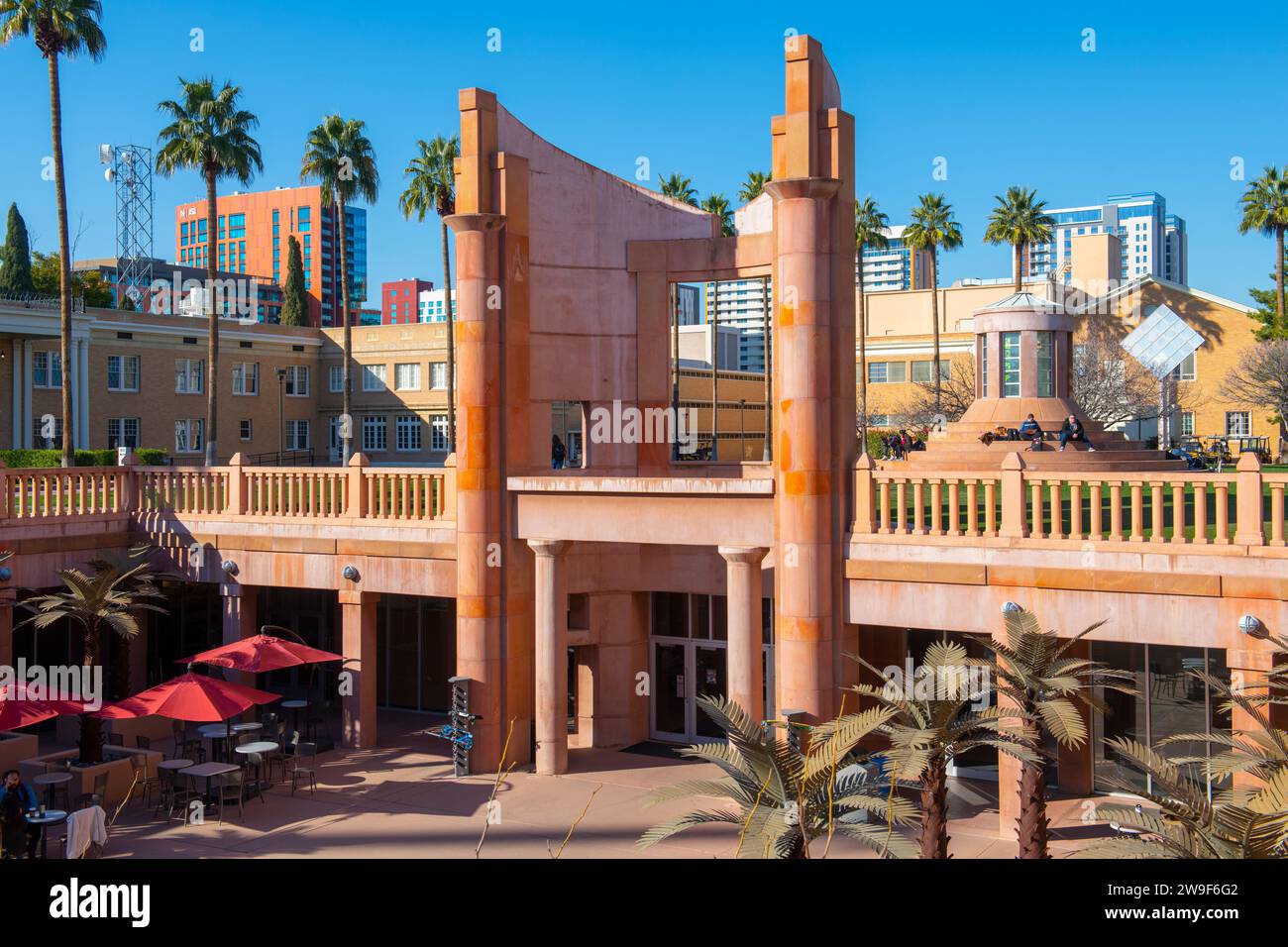 Cady Mall and Hayden Lawn in Arizona State University ASU main campus ...