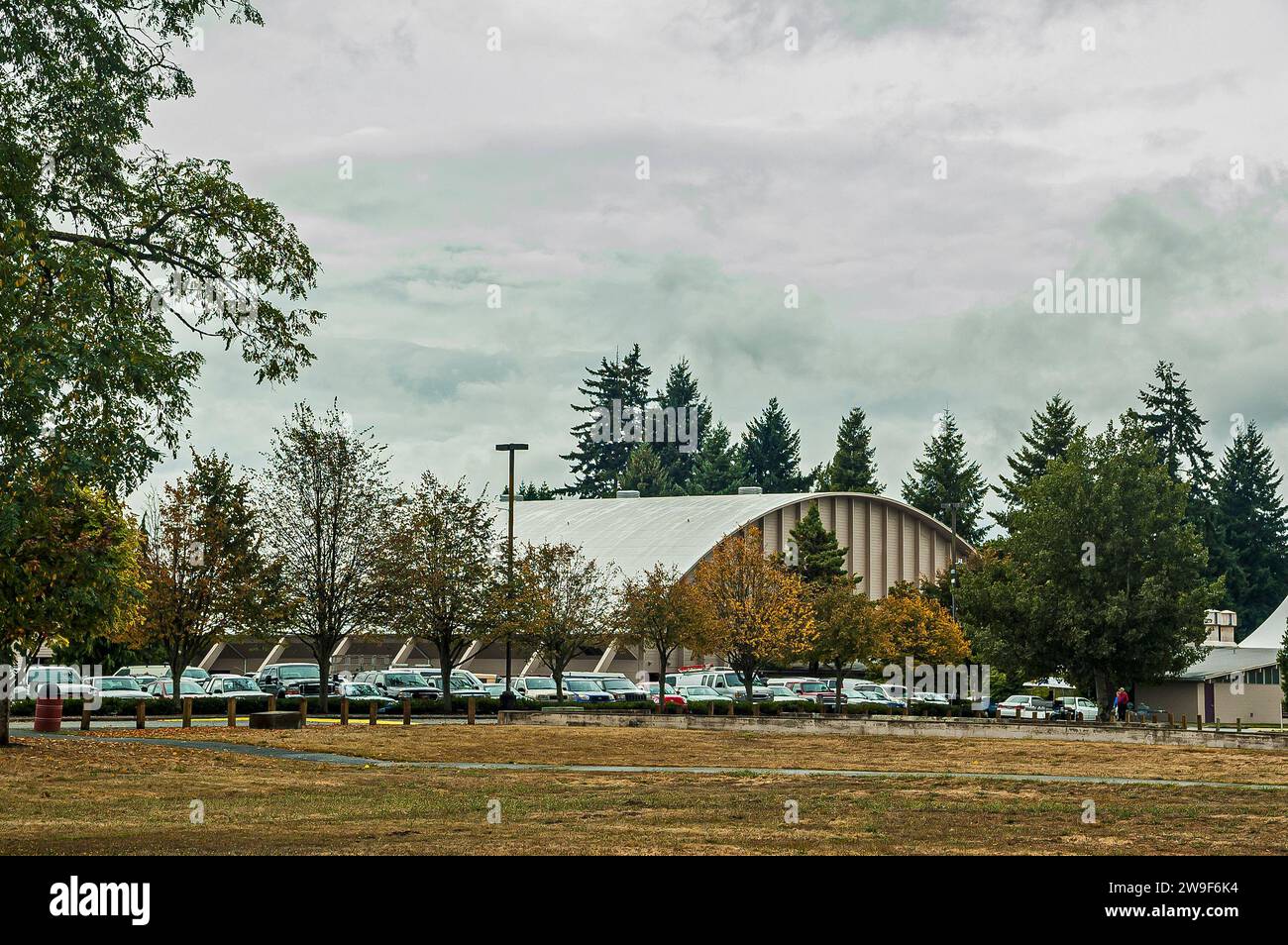 St. Martin's University Quonset Hut Building in Lacey, Washington Stock ...