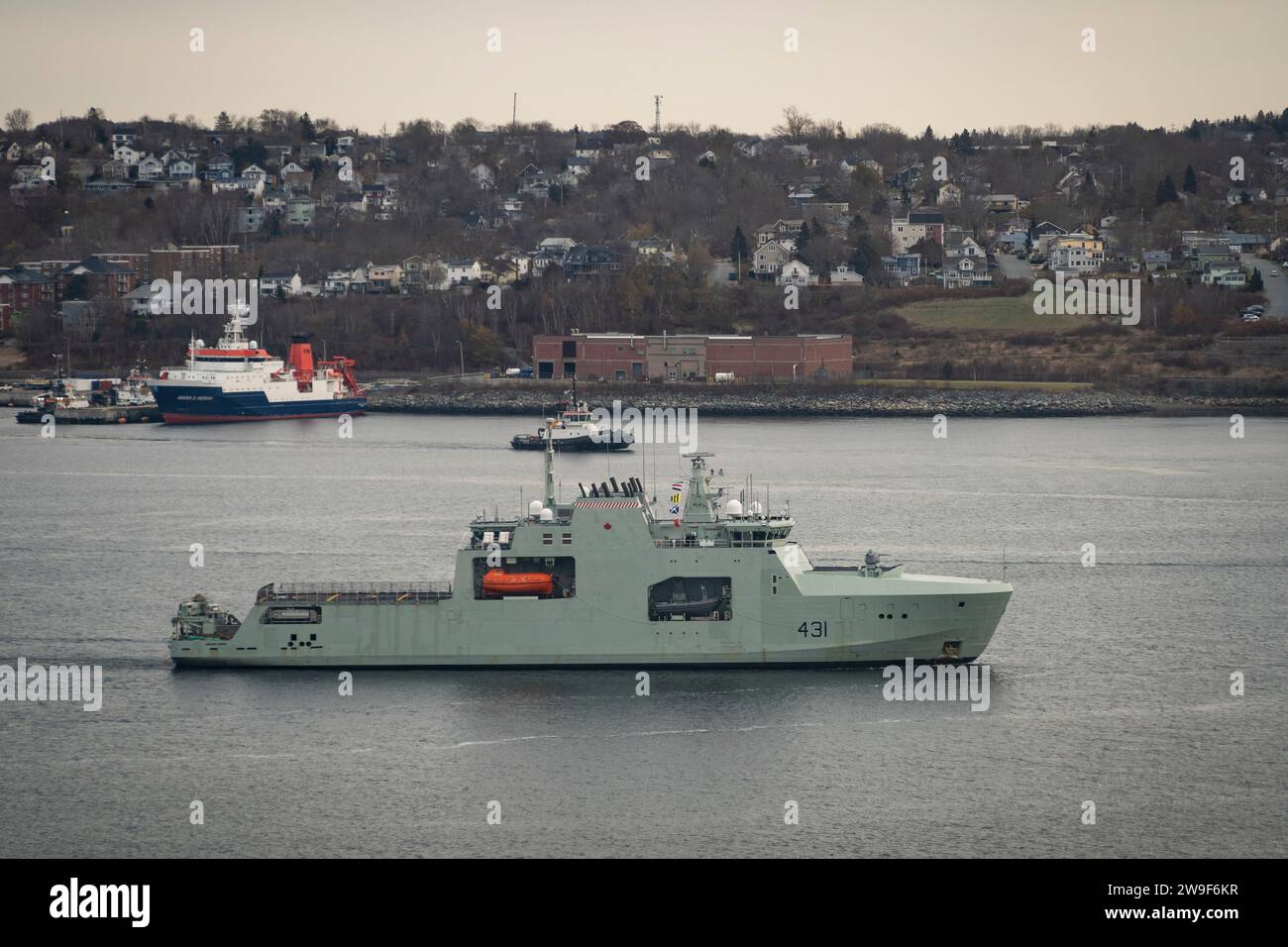 Royal Canadian Navy (RCN) Arctic and Offshore Patrol Ship (AOPV) HMCS ...