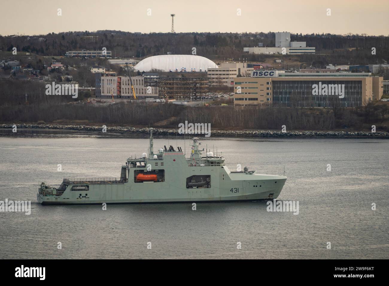 Royal Canadian Navy (RCN) Arctic and Offshore Patrol Ship (AOPV) HMCS ...