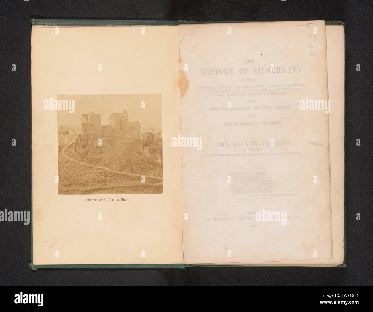 View of Cilgerran Castle, Charles Allen, c. 1862 - in or before 1867 ...