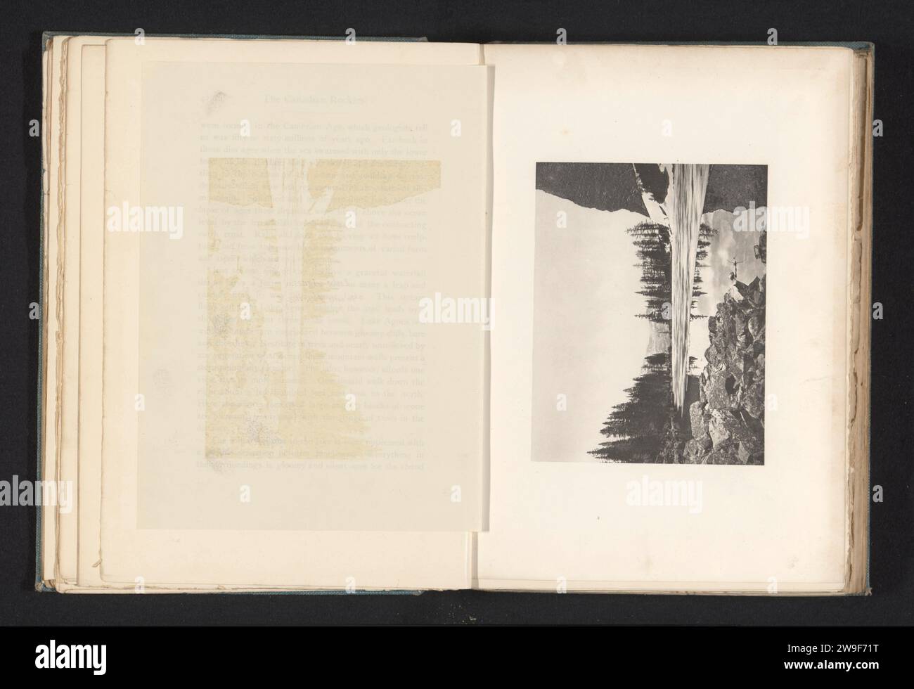 View of Lake Agnes, Walter Dwight Wilcox, 1895 photomechanical print ...