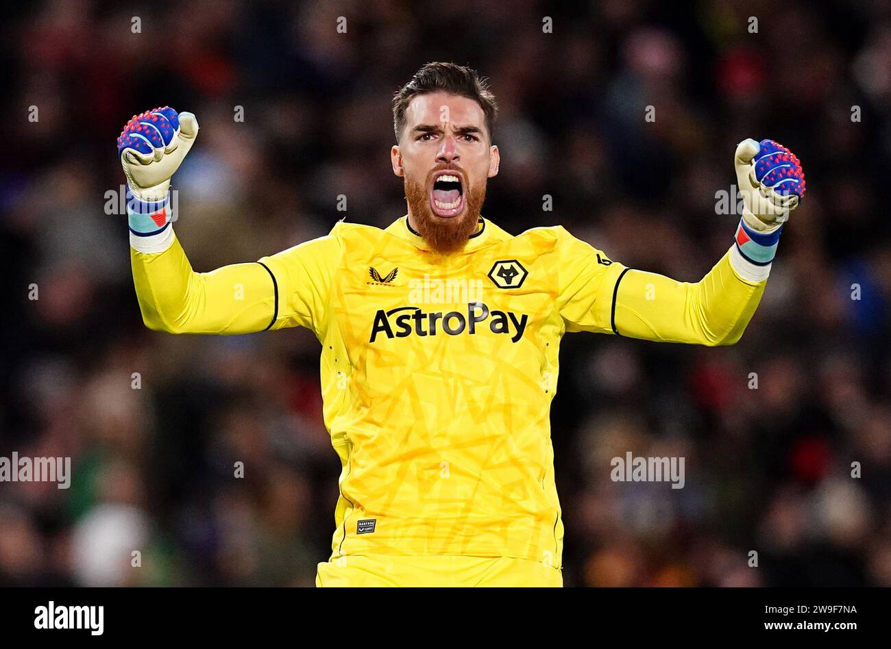 Wolverhampton Wanderers goalkeeper Jose Sa celebrates after team-mate ...