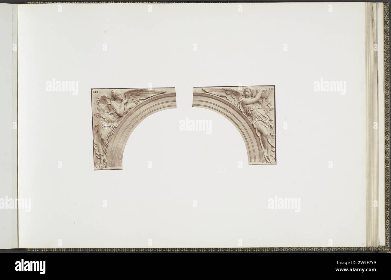 GIPS models for sculptures on the Palais du Louvre: left "La Géométrie ...