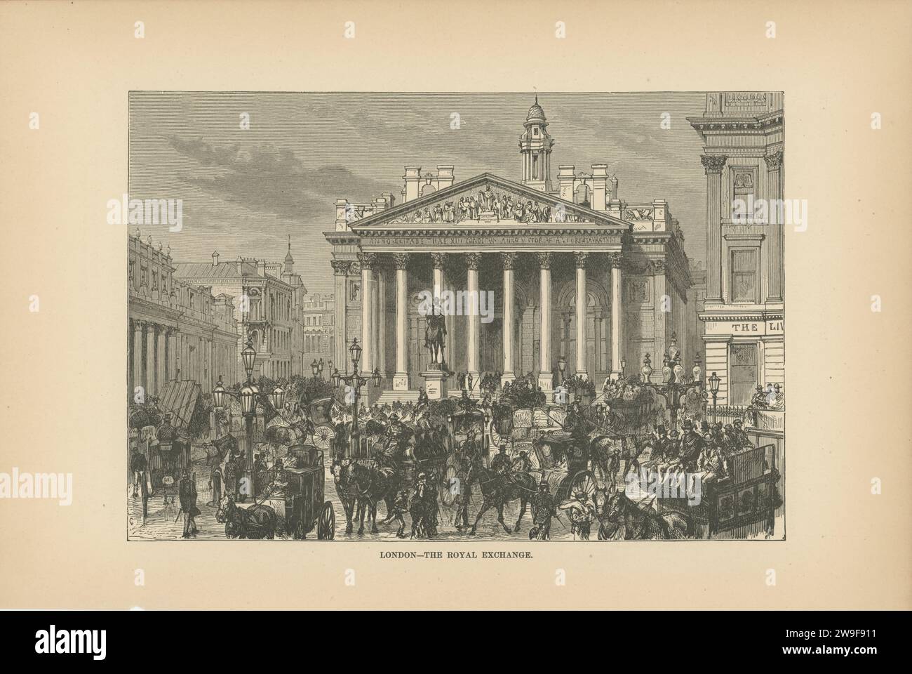 London royal exchange 1880s hi-res stock photography and images - Alamy