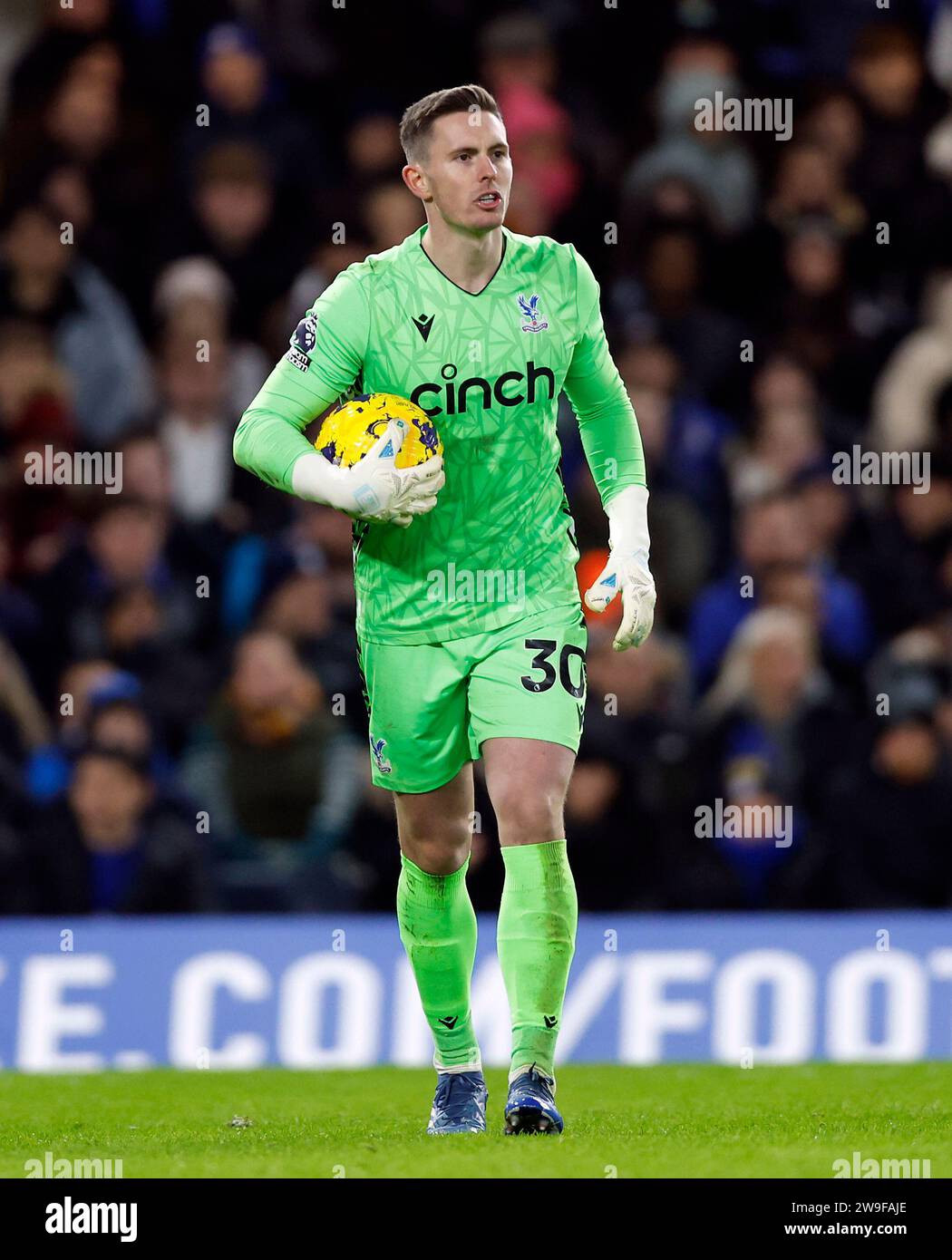 Crystal Palace goalkeeper Dean Henderson during the Premier League ...