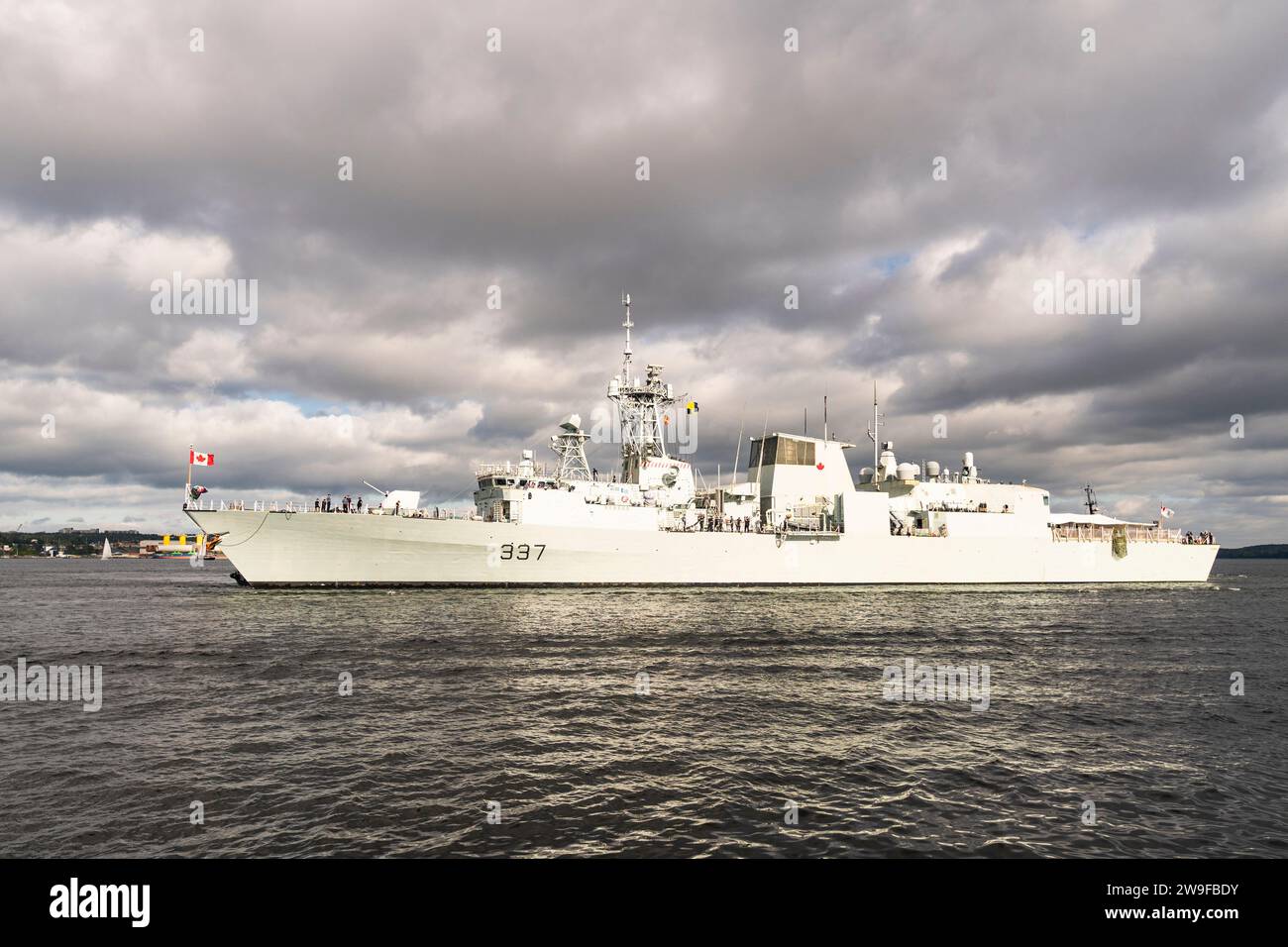 HMCS Fredericton during the first Halifax International Fleet Week in ...