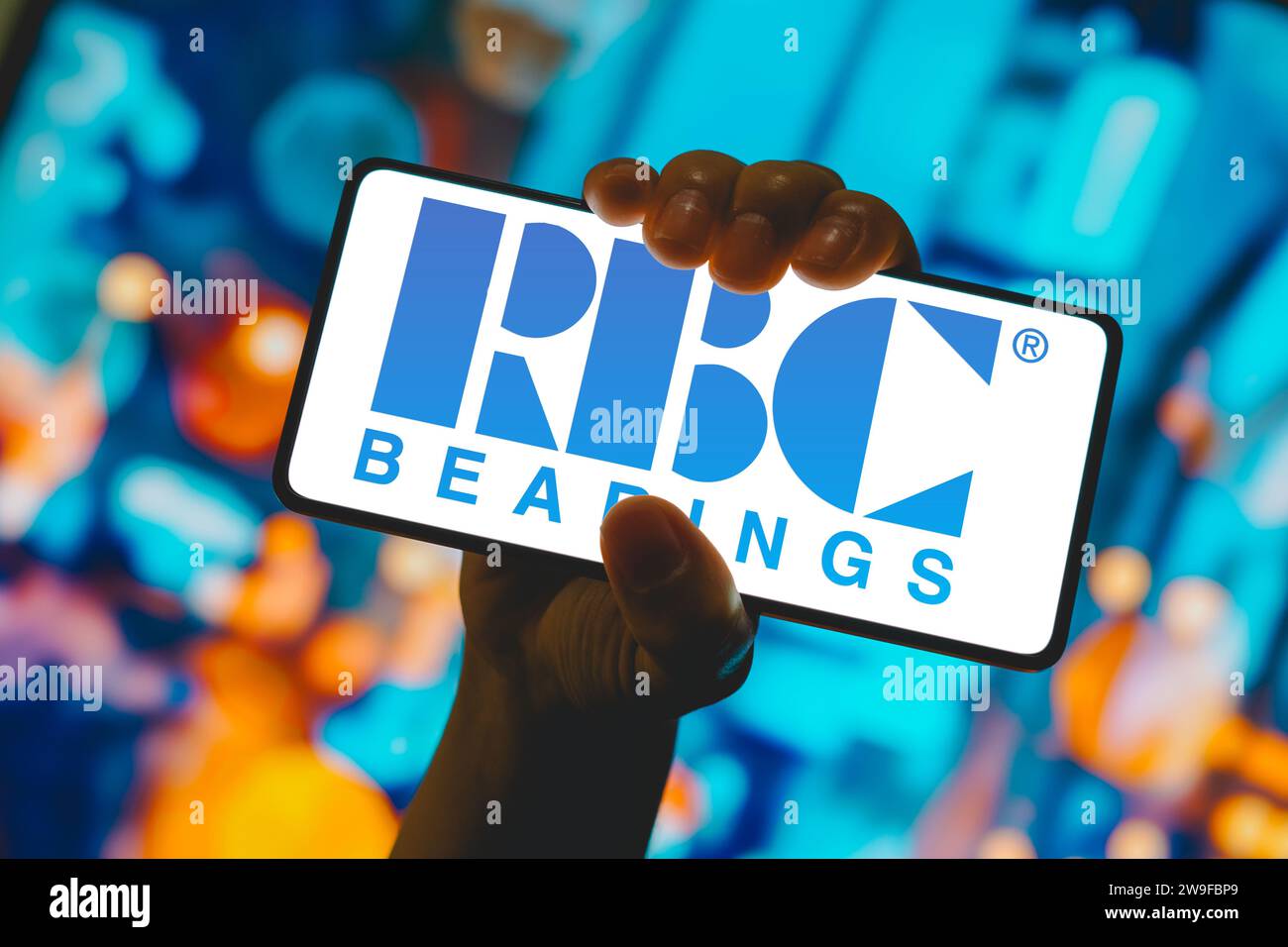 In this photo illustration, the RBC Bearings Incorporated logo is ...
