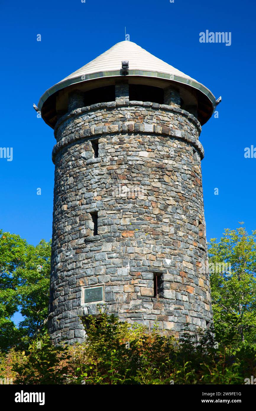 Memorial Tower, Haystack Mountain State Park, Connecticut Stock Photo ...