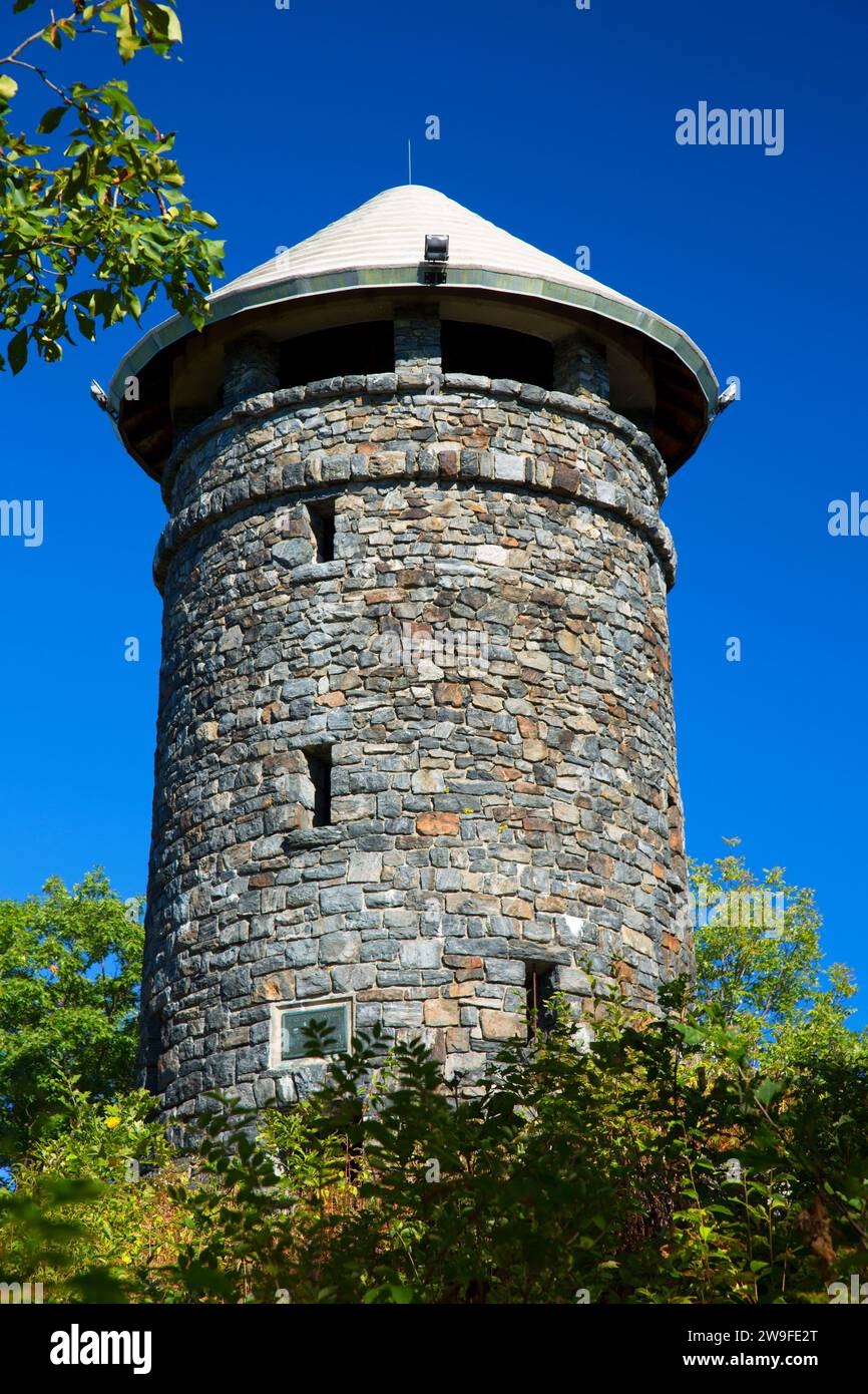 Memorial Tower, Haystack Mountain State Park, Connecticut Stock Photo ...