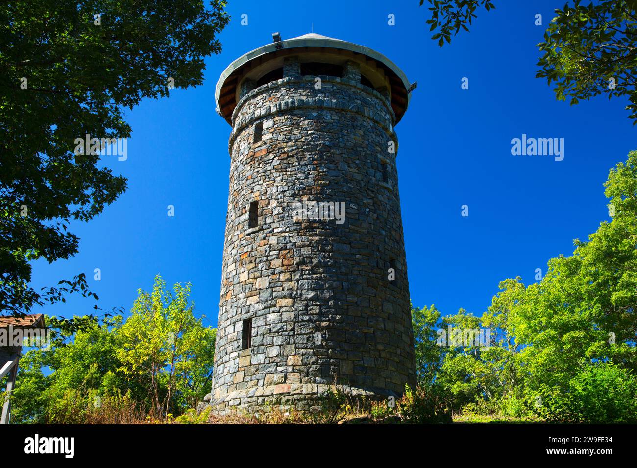 Memorial Tower, Haystack Mountain State Park, Connecticut Stock Photo ...