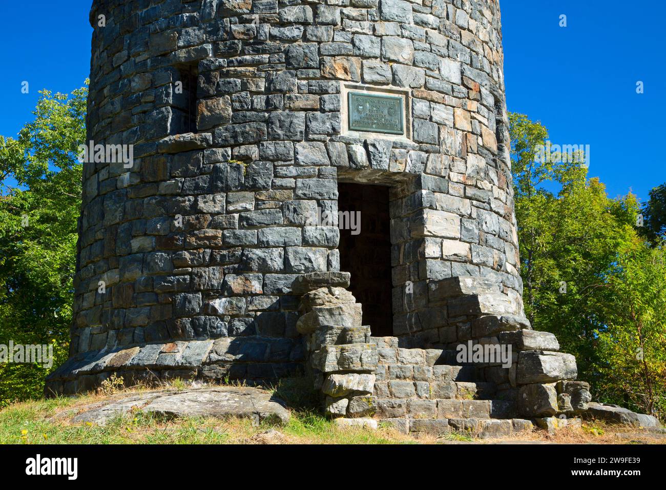 Memorial Tower, Haystack Mountain State Park, Connecticut Stock Photo ...