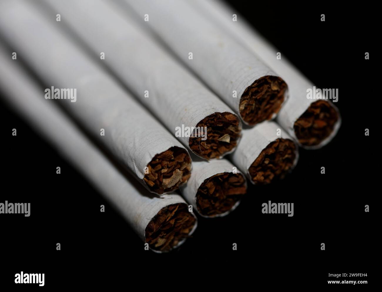 Number of cigarettes isolated tobacco danger close up quit smoking ...