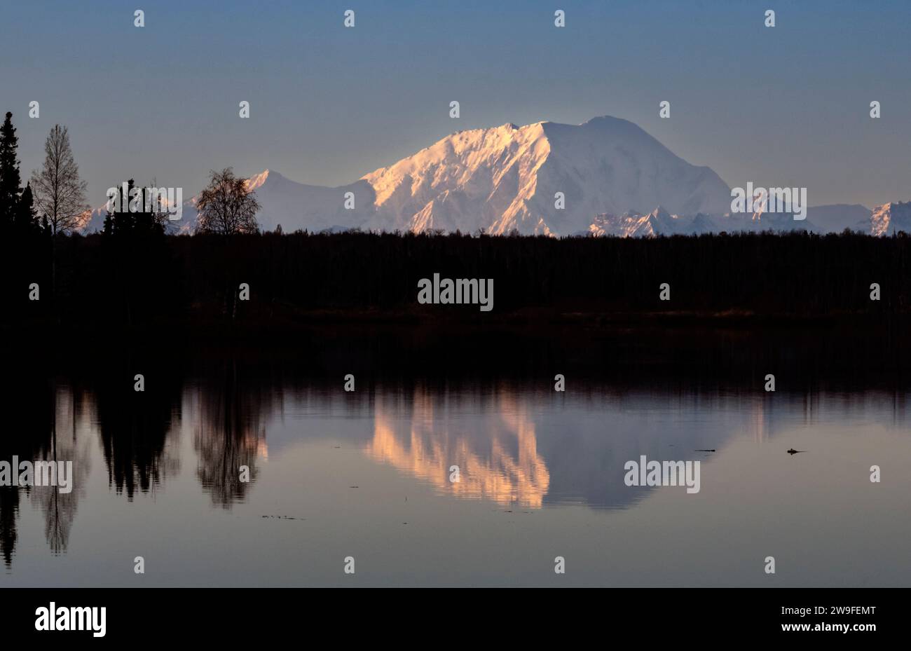 North America; United States; Alaska; Alaska Range Mountains; Denali ...