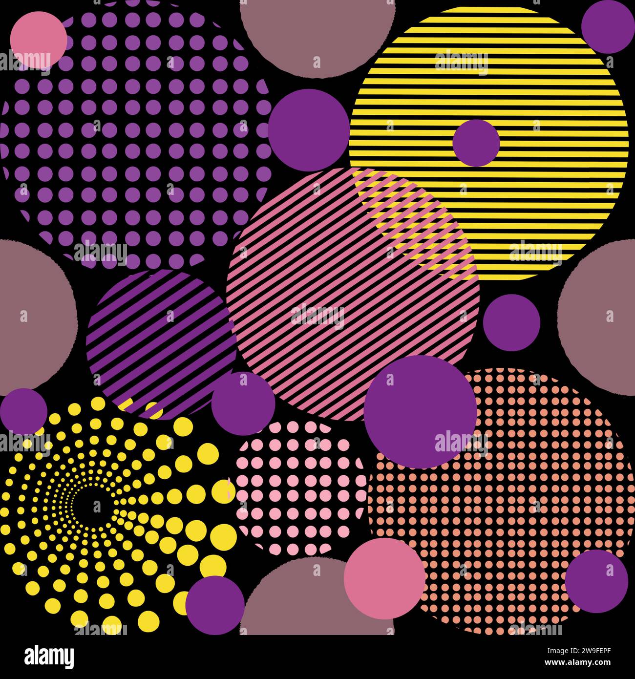 Purple abstract background with circles, fashionable clothing color ...