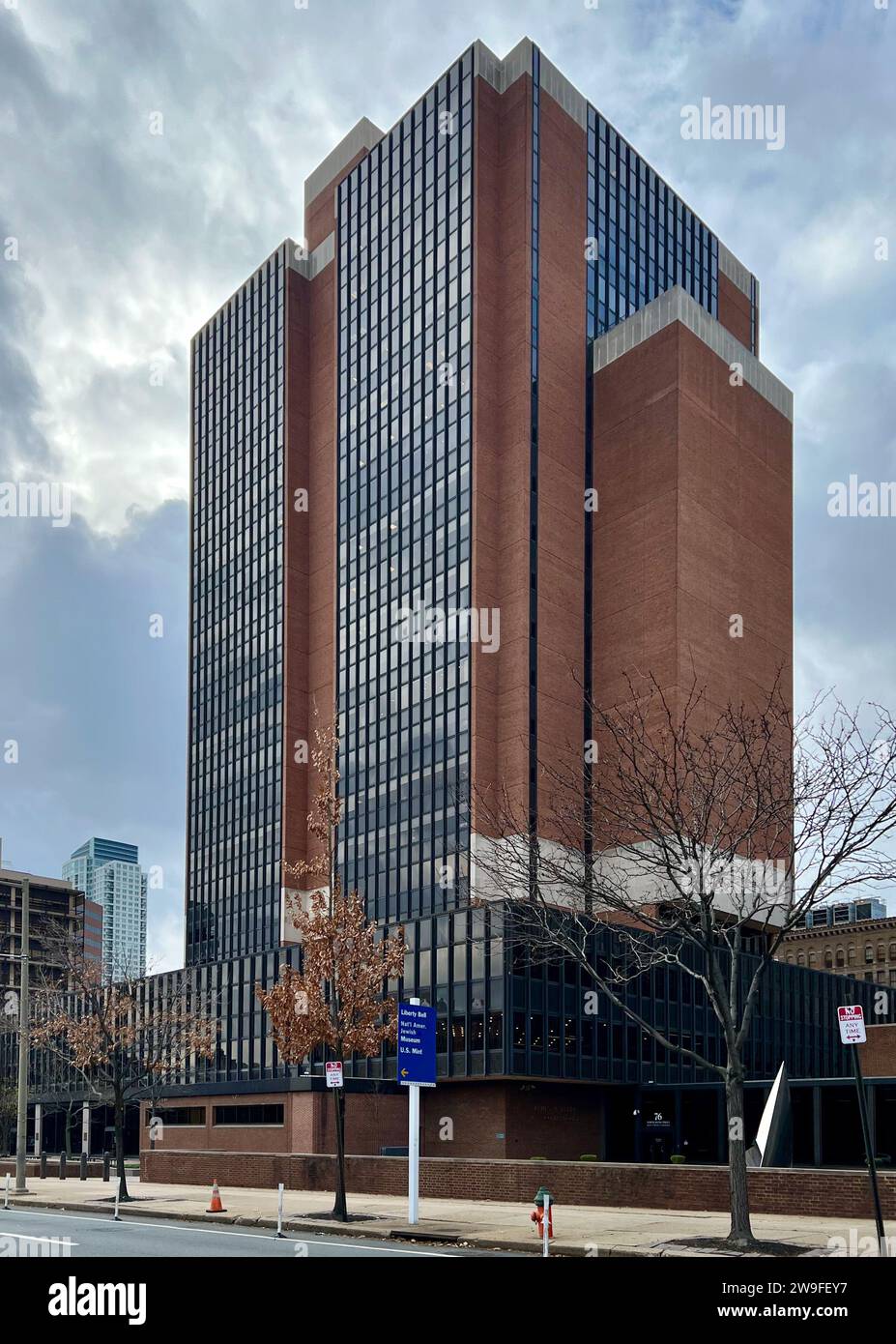 The James A. Byrne U.S. Courthouse at 6th and Market streets in ...