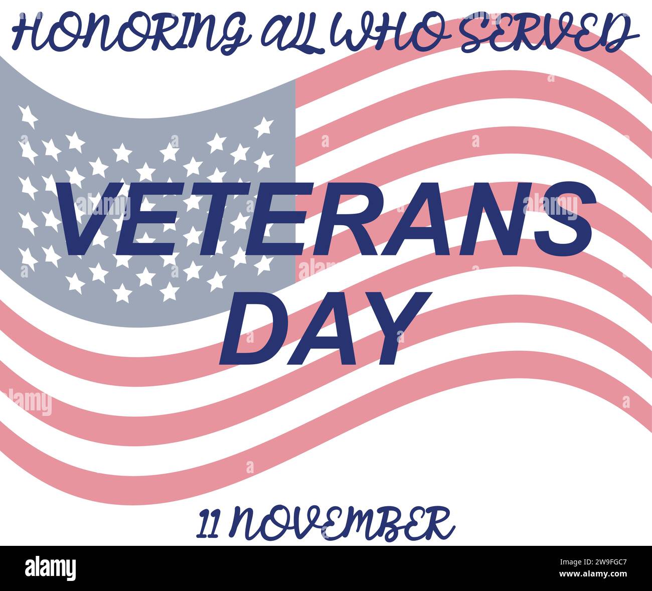 Happy Veterans Day. American flag. November 11 Poster, Banner, Greeting Card, Flyer Template ...
