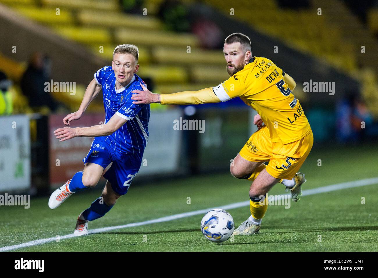 Livingston, Scotland. 27 December 2023. Matthew Smith (22 - St ...