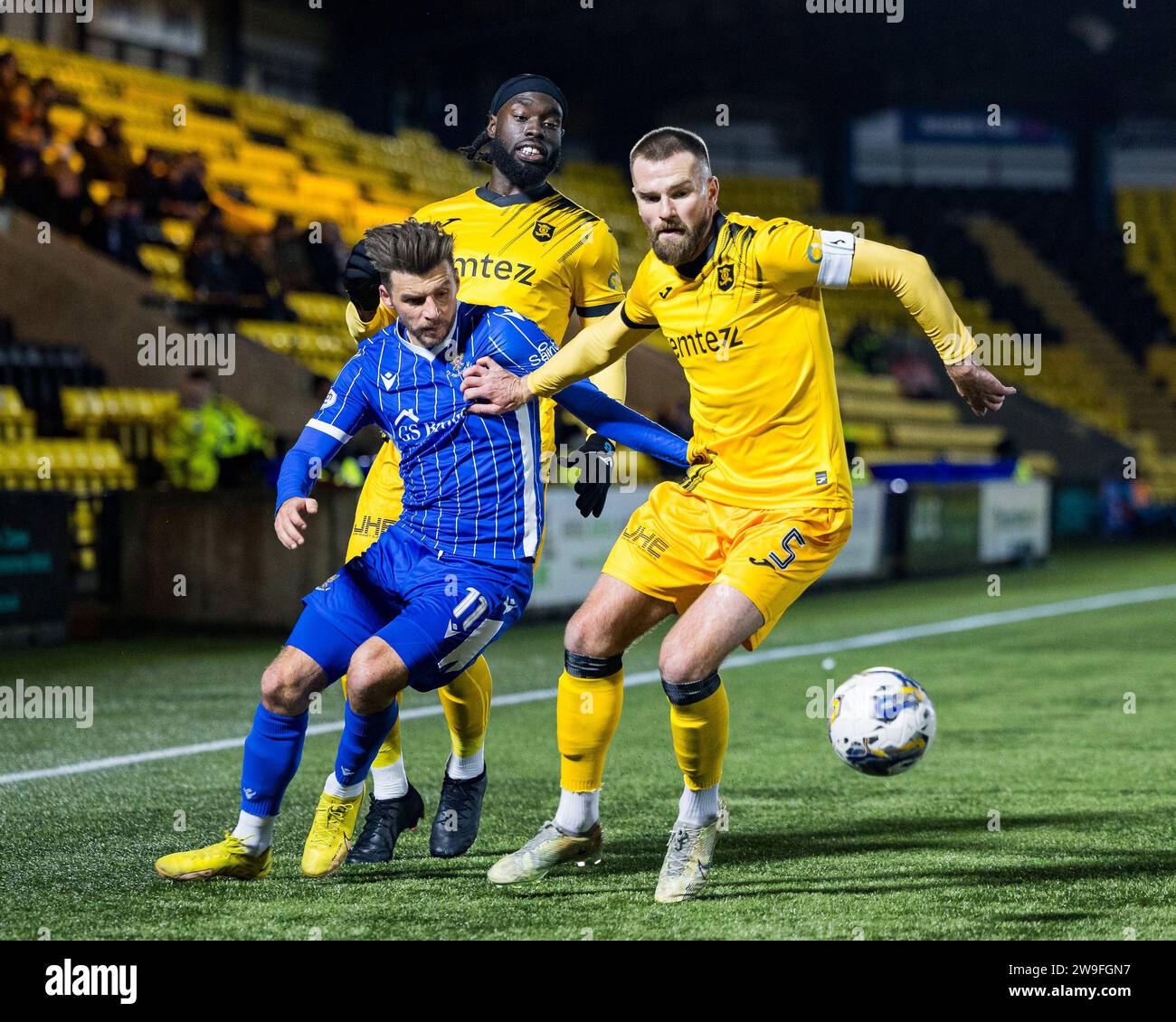 Livingston, Scotland. 27 December 2023. Graham Carey (11 - St Johnstone ...