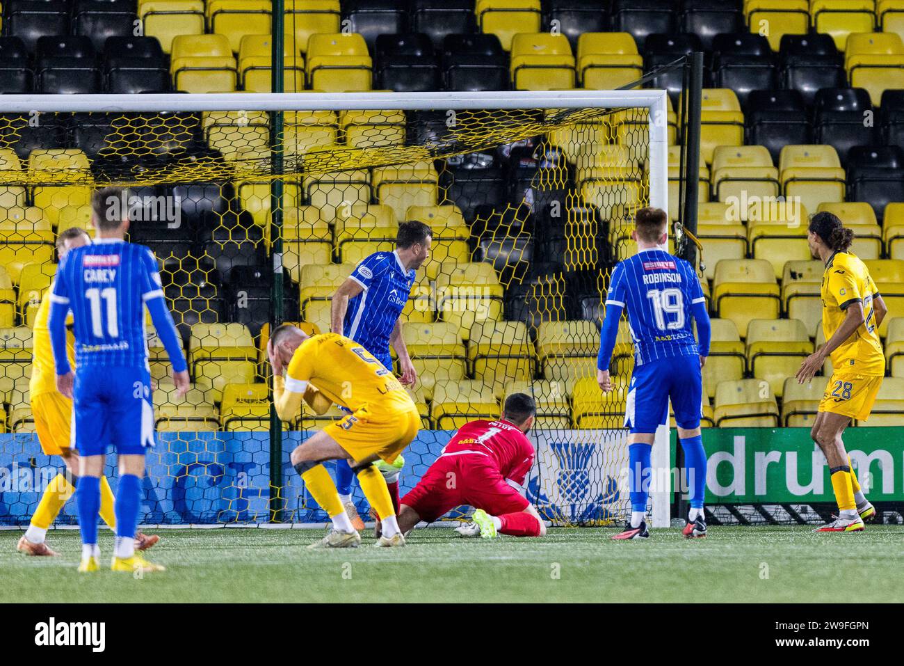 Livingston, Scotland. 27 December 2023. Mikey Devlin (5 - Livingston ...