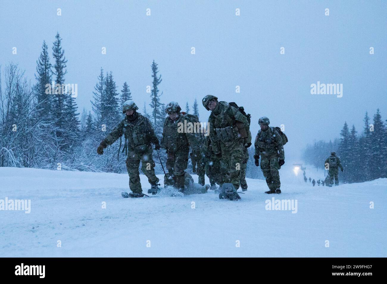 U.S. Soldiers with 1st Squadron (Airborne), 40th Cavalry Regiment, 2nd ...