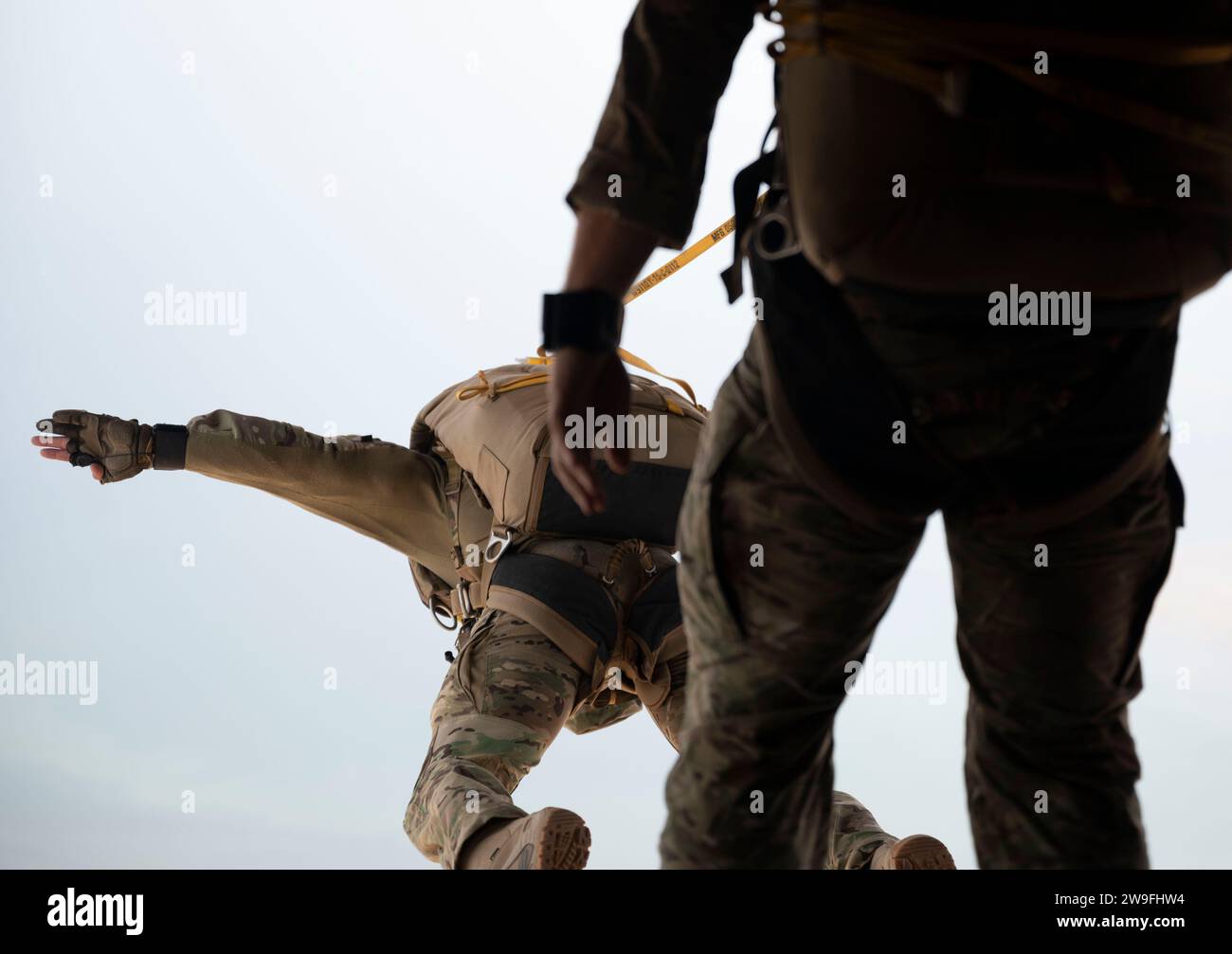 U.S. Marines, assigned to Aerial Refueler Training Squadron 252, conduct cargo loading training ...