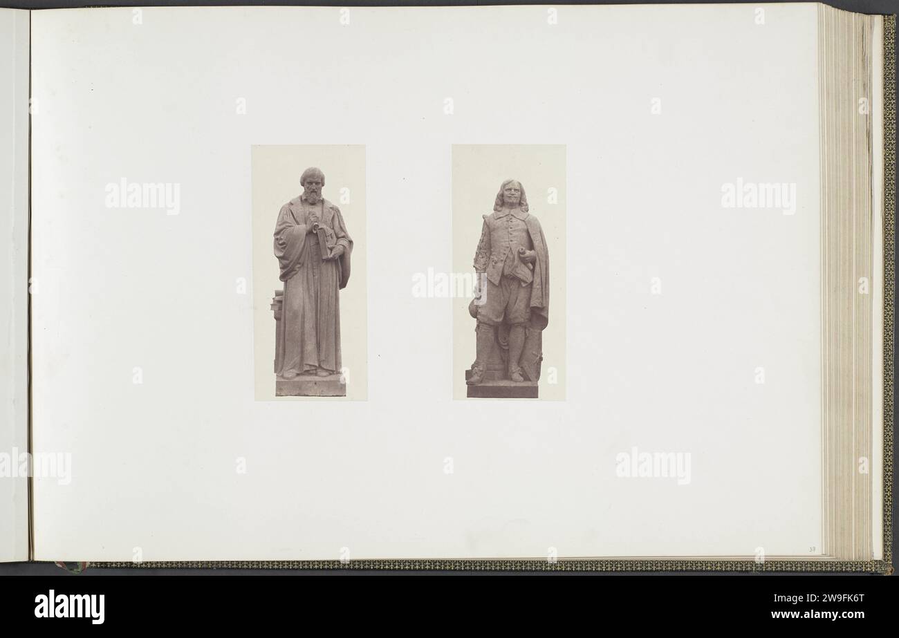 GIPS models for sculptures on the Palais du Louvre: left "L'Hospital ...