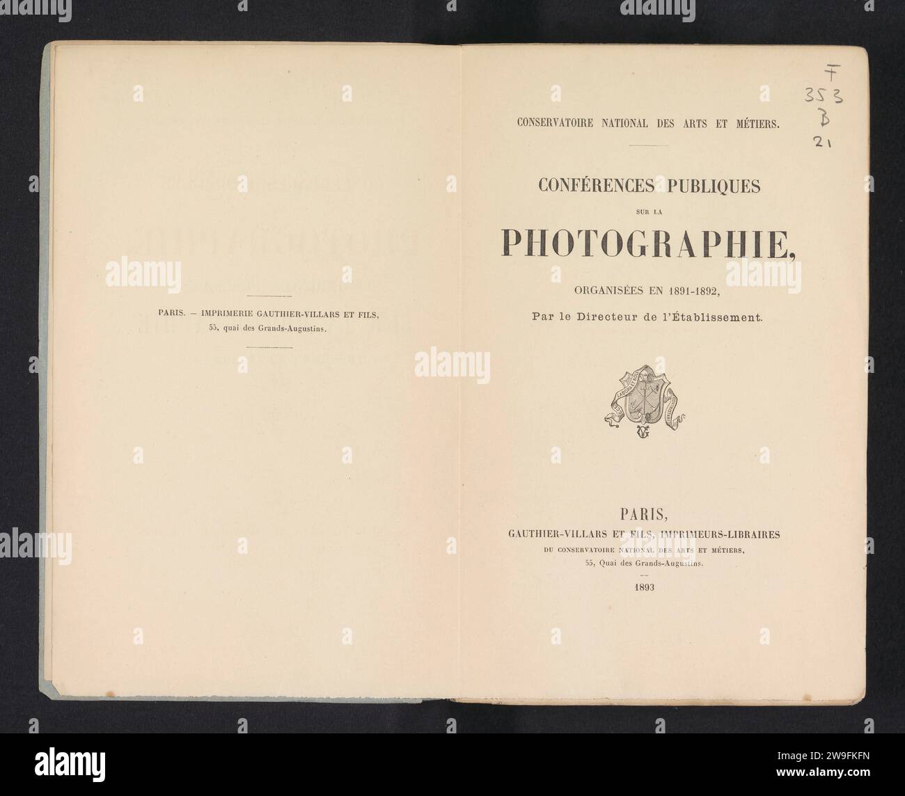 Paris 1892 art book publication hi-res stock photography and images - Alamy