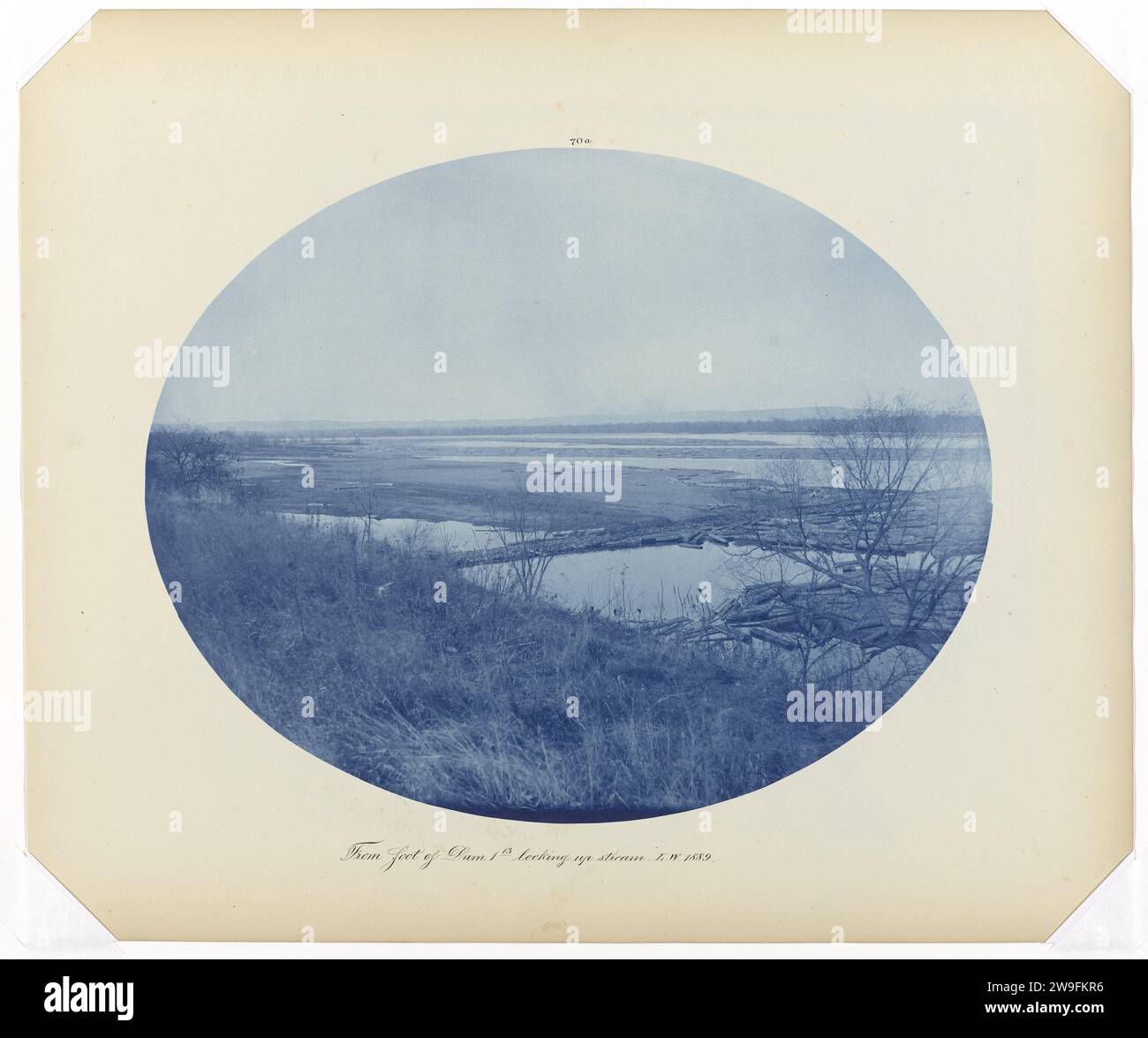 Water dam on river Cut Out Stock Images & Pictures - Alamy