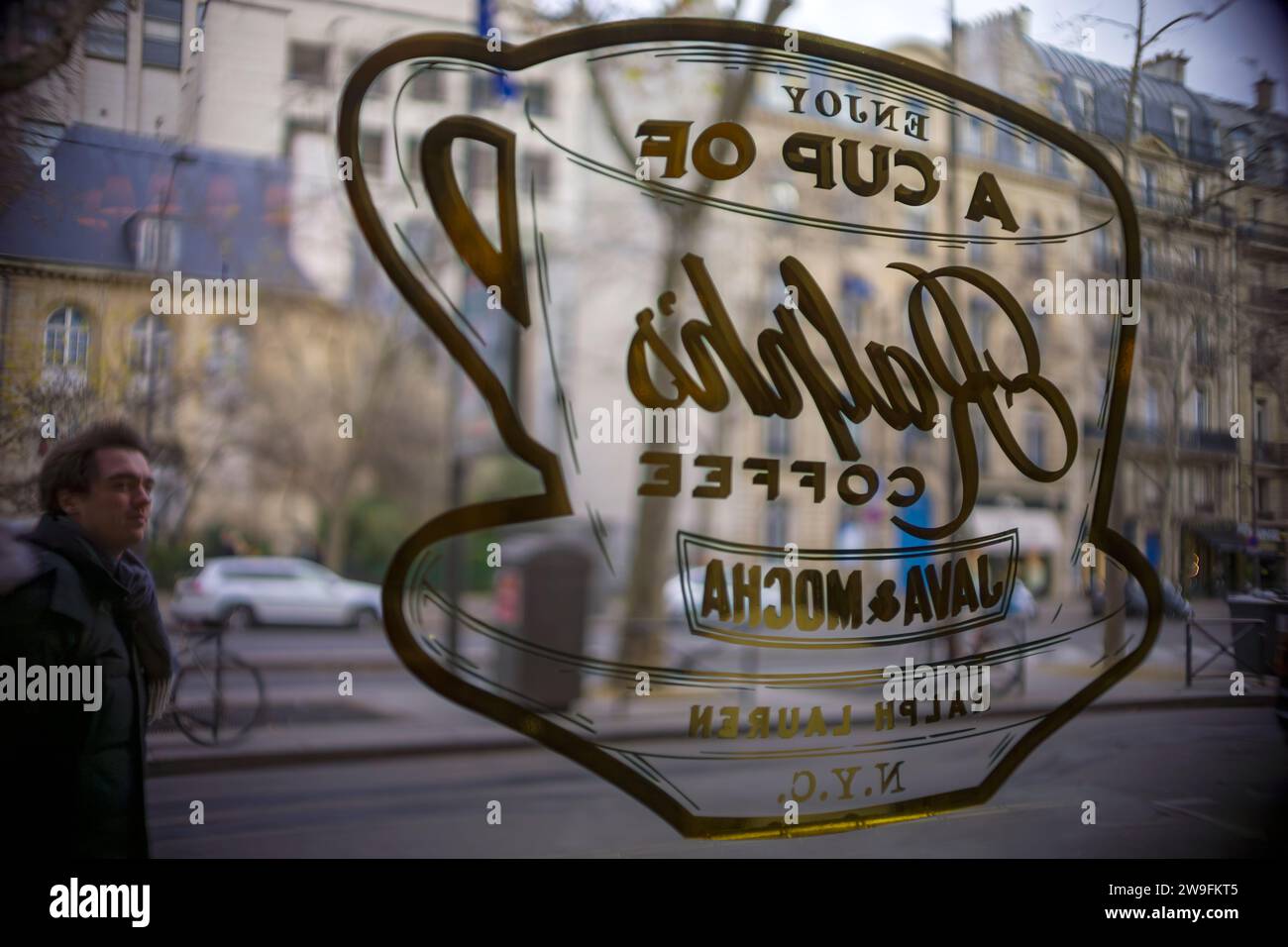 Through the Window of Ralph's Coffee, Paris, France | City life through ...