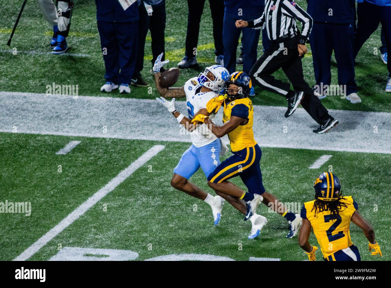 December 27, 2023: North Carolina Tar Heels wide receiver Gavin ...