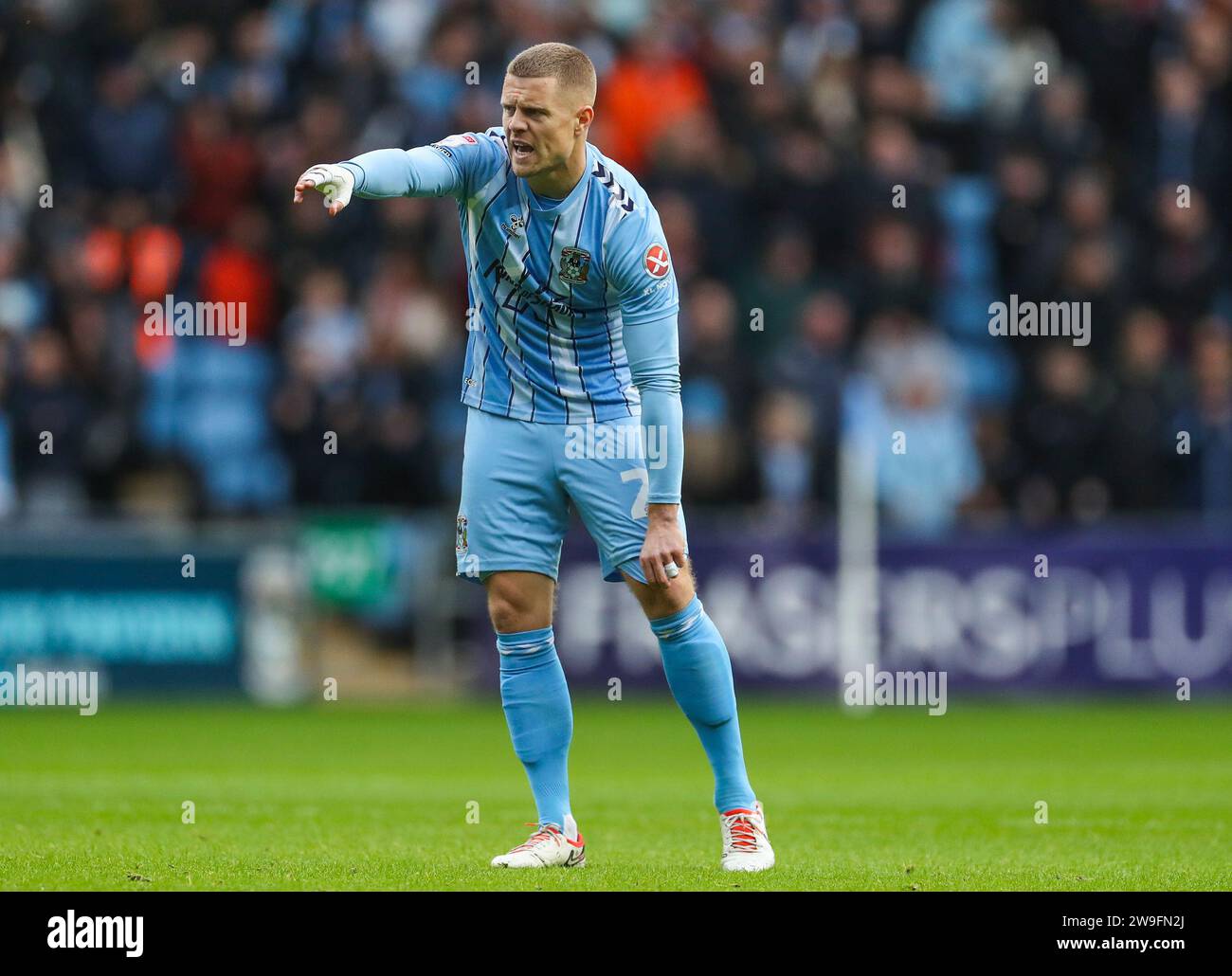Coventry, UK. 26th Dec, 2023. Coventry City defender Jake Bidwell (21 ...