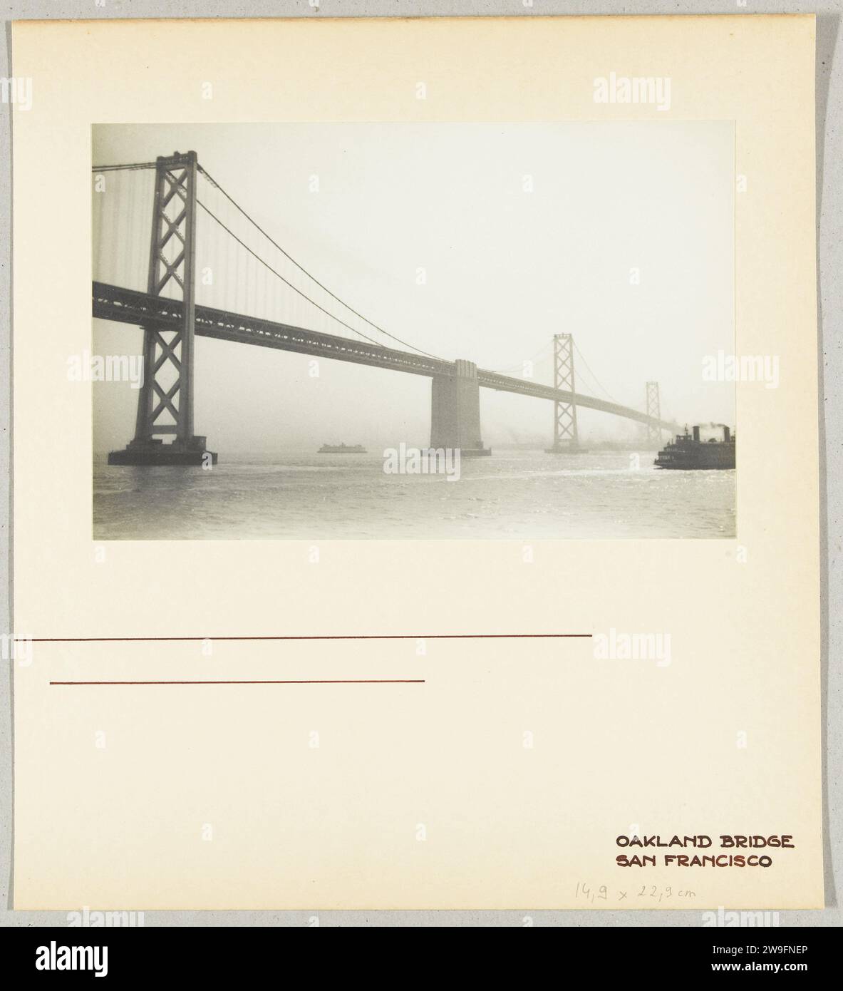 Oakland Bridge, San Francisco, 1936 photograph United States of America ...