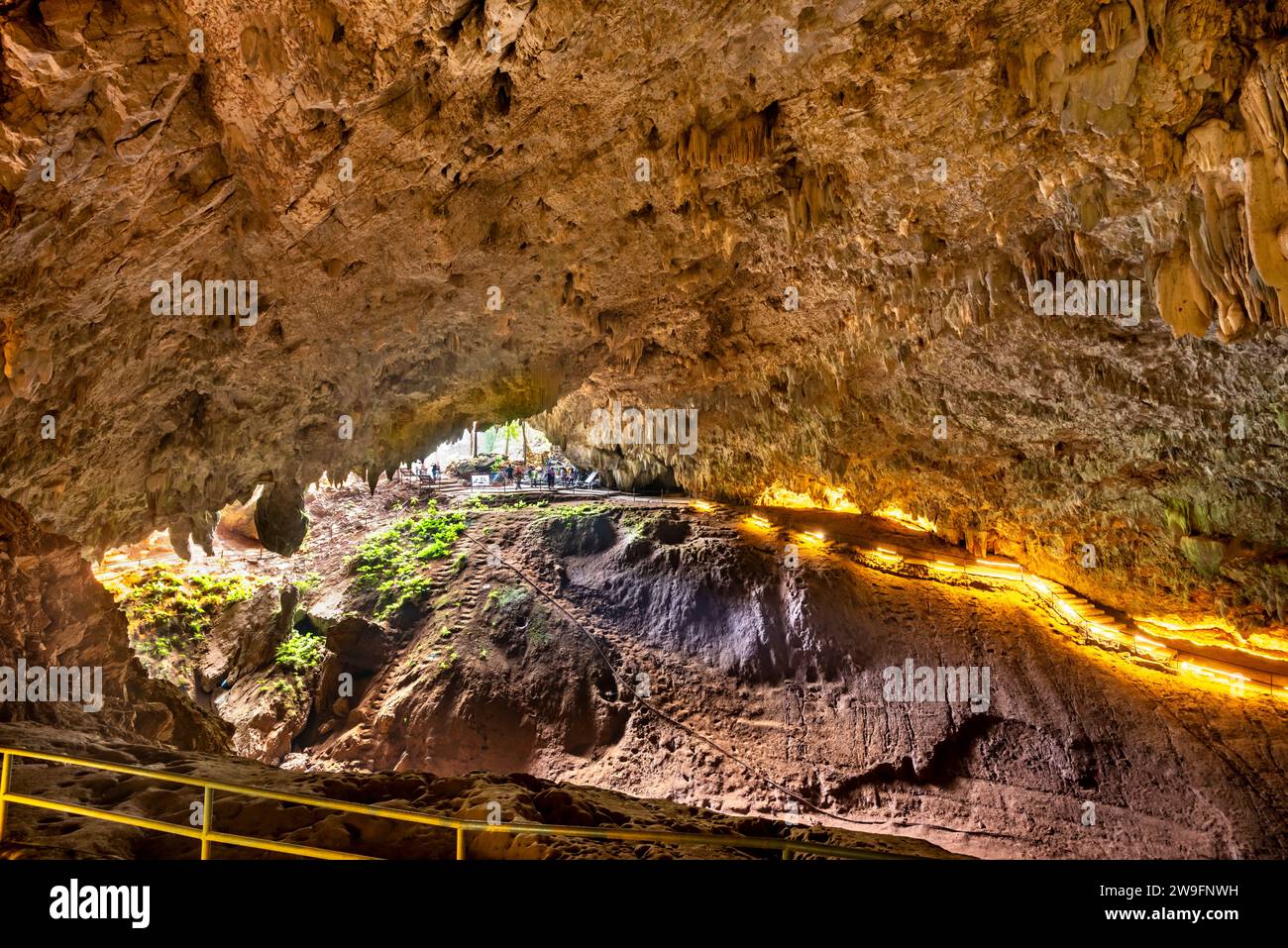 Cave system in the far north of Thailand,in Thamluang Khunnam Nangnon ...