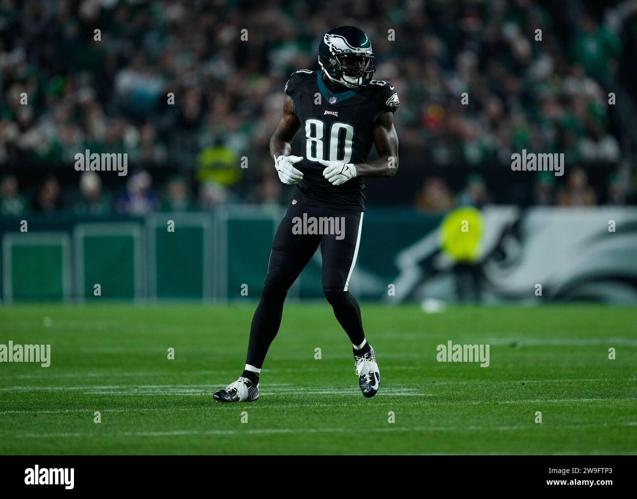 Philadelphia Eagles' Julio Jones in action during an NFL football game ...