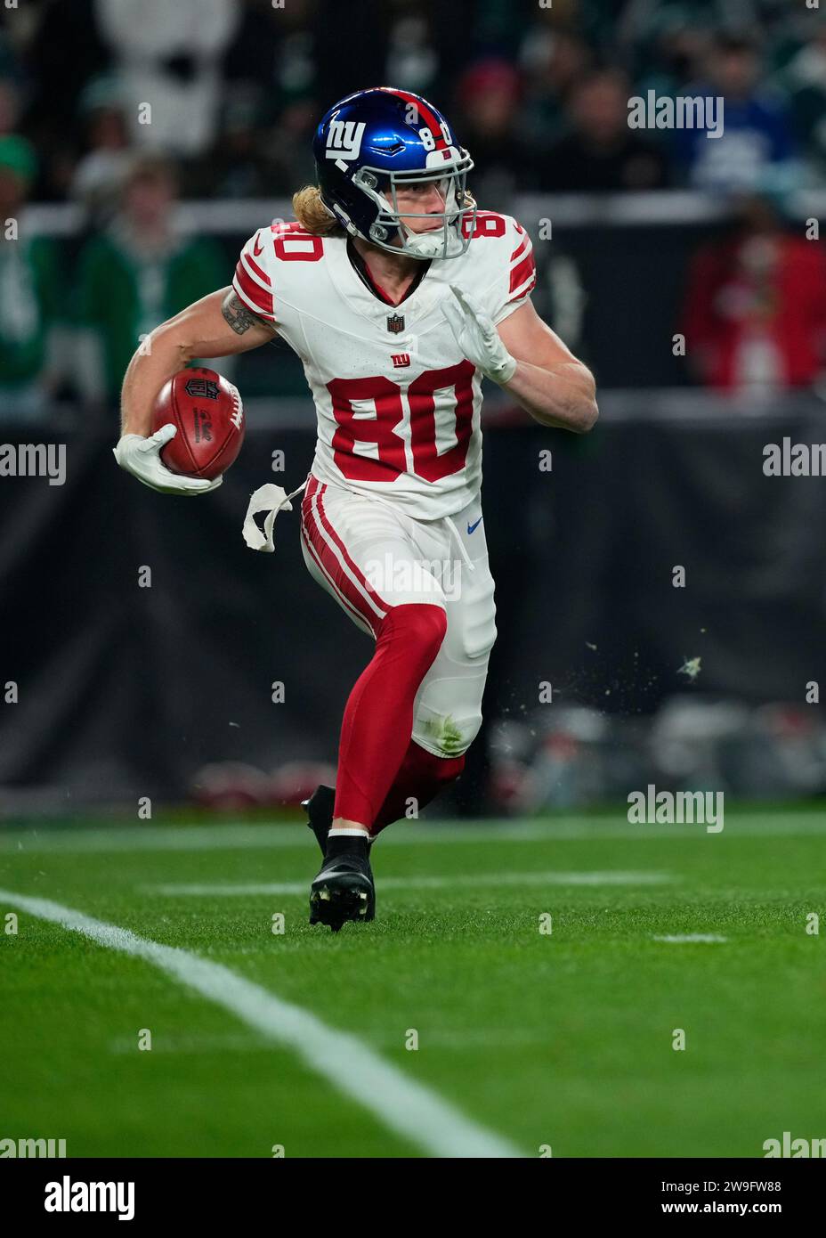 New York Giants wide receiver Gunner Olszewski in action during an NFL ...