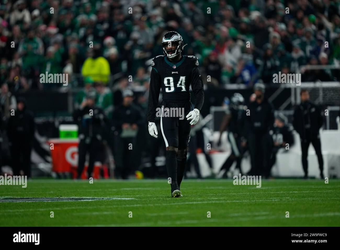 Philadelphia Eagles' Josh Sweat in action during an NFL football game ...