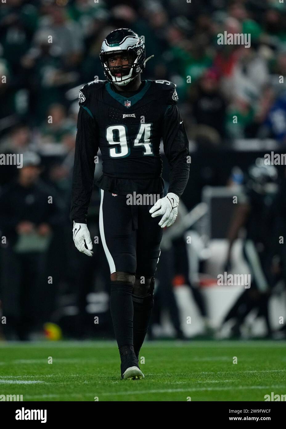 Philadelphia Eagles' Josh Sweat in action during an NFL football game ...