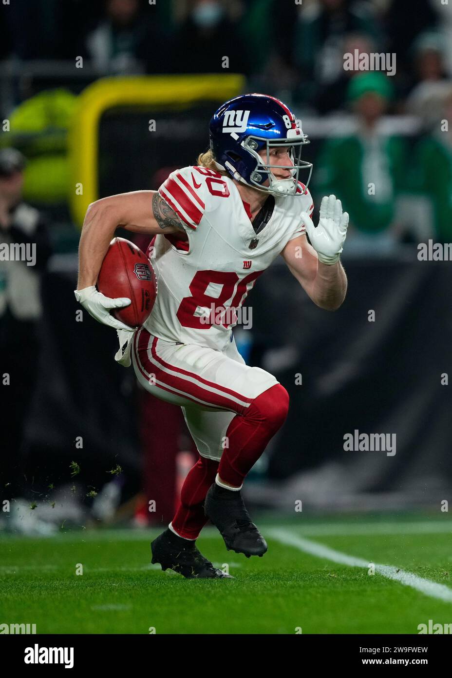 New York Giants wide receiver Gunner Olszewski in action during an NFL ...