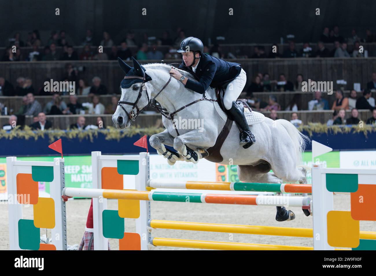 Matthew Sampson of Great Britain with Daniel during the Léon Melchior ...
