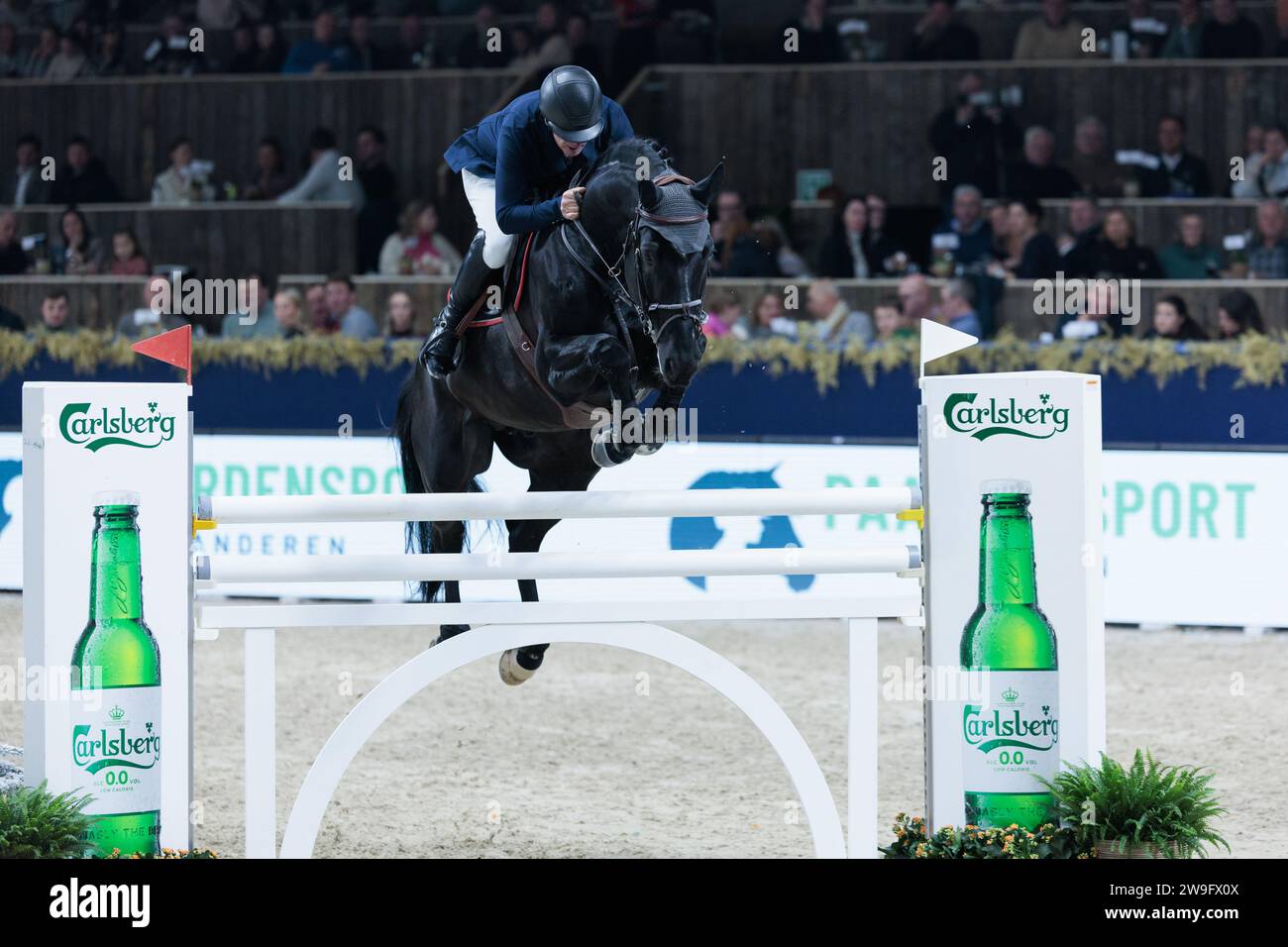 Roger Yves Bost of France with Delph de Denat HDC during the Léon ...